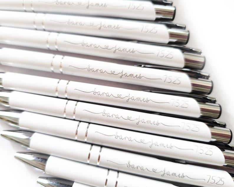 Bulk Personalized Green Ball Pen Engraving,gift Pen,wedding Gift,party ...
