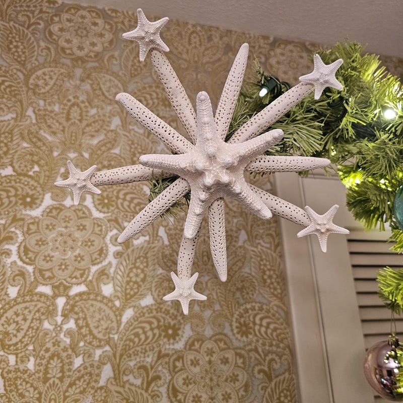 Starfish Tree Topper - Etsy