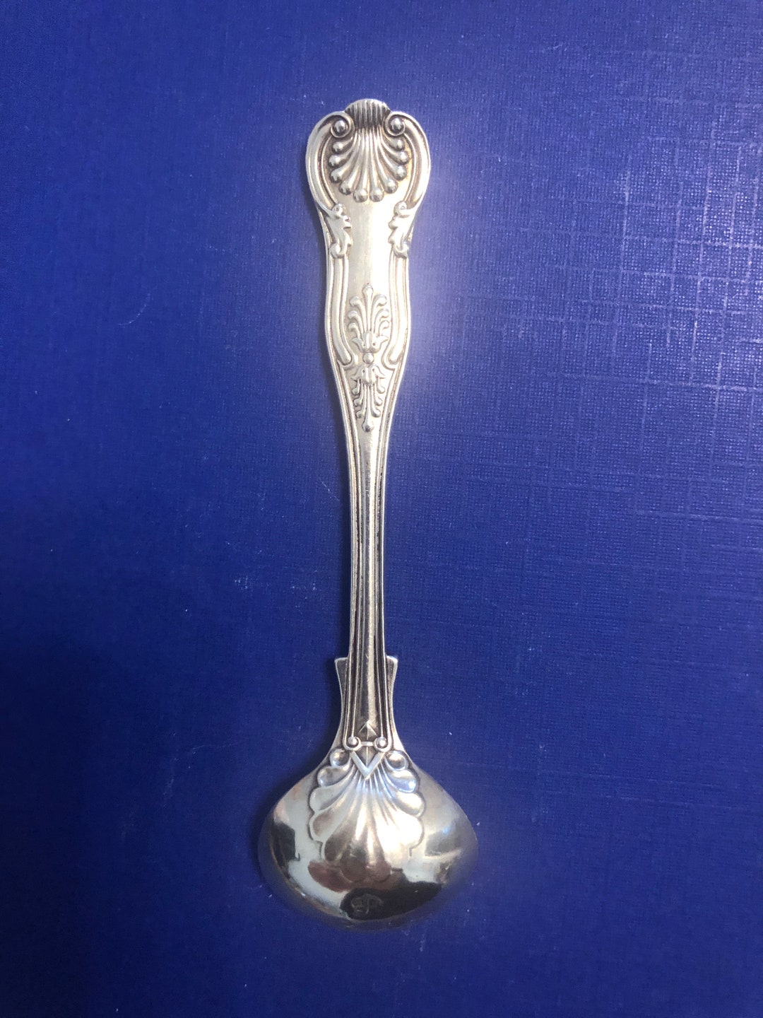 Sterling Silver Salt Spoon London 1895 William Gibson and Jon Lawrence ...