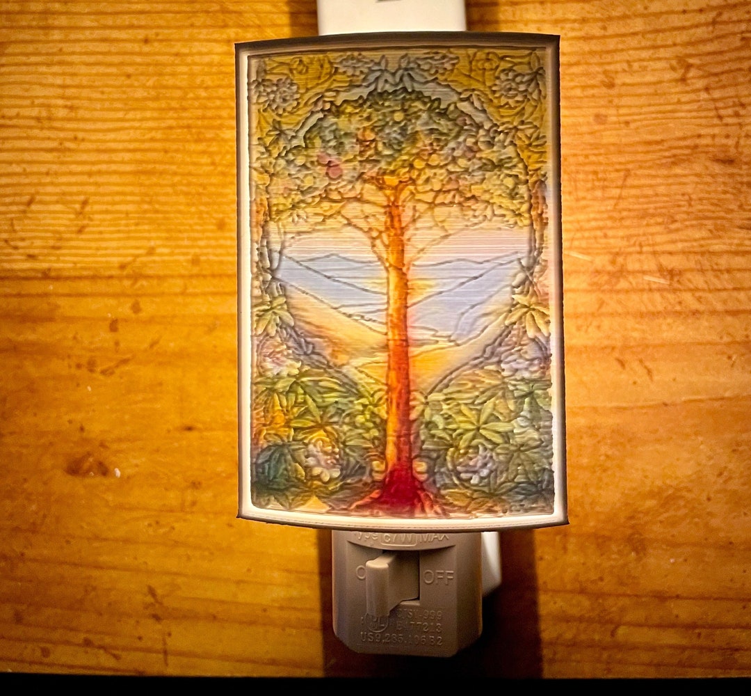 Agnes Northrop Window Lithophane Nightlight: voyage of Life - Etsy