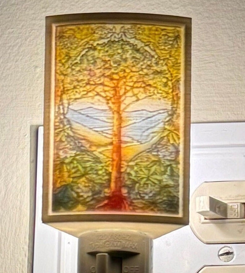 Agnes Northrop Window Lithophane Nightlight: voyage of Life 1903 - Etsy