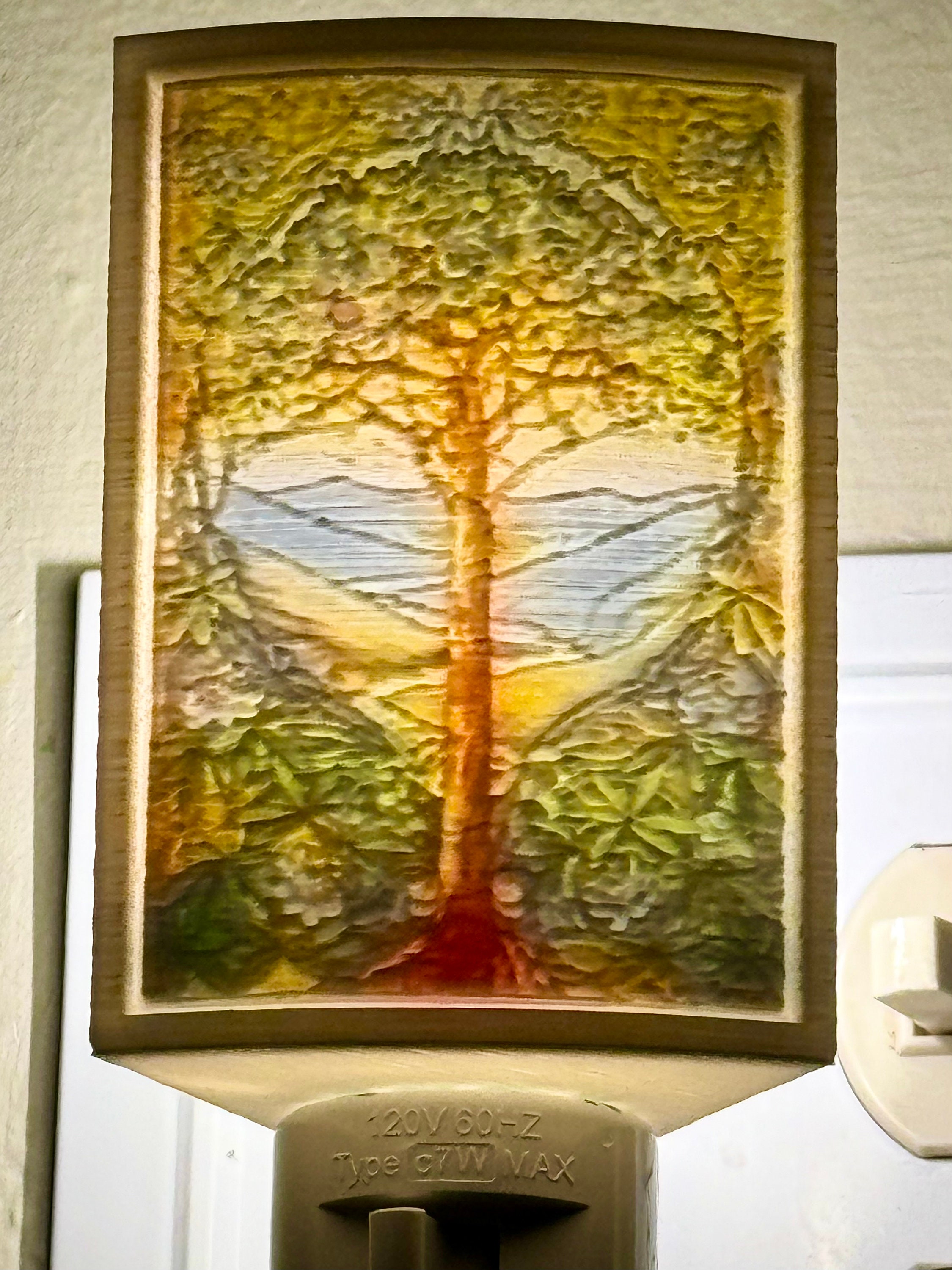 Agnes Northrop Window Lithophane Nightlight: “voyage of Life” (1903) - Etsy