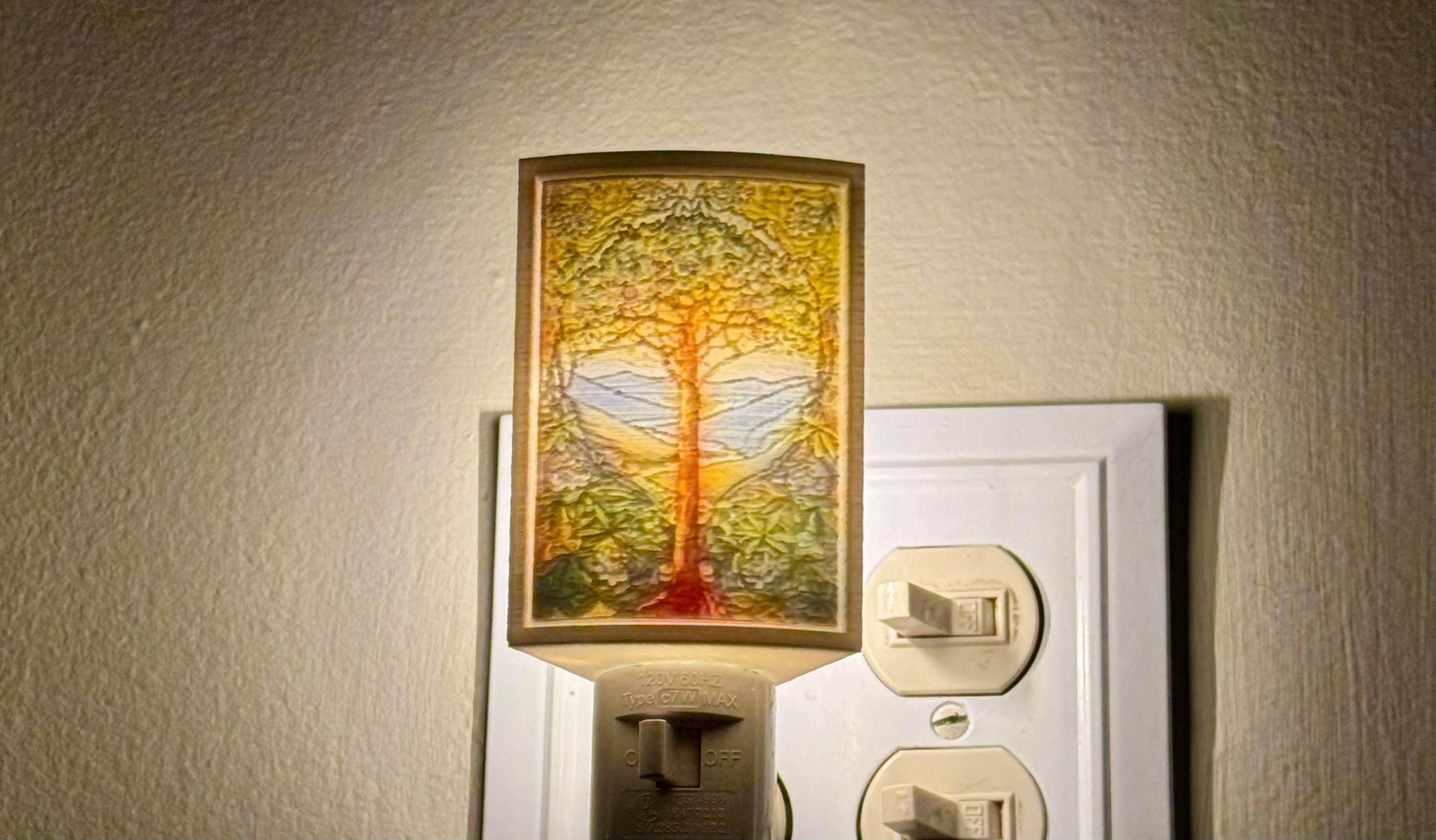 Agnes Northrop Window Lithophane Nightlight: “voyage of Life” (1903) - Etsy