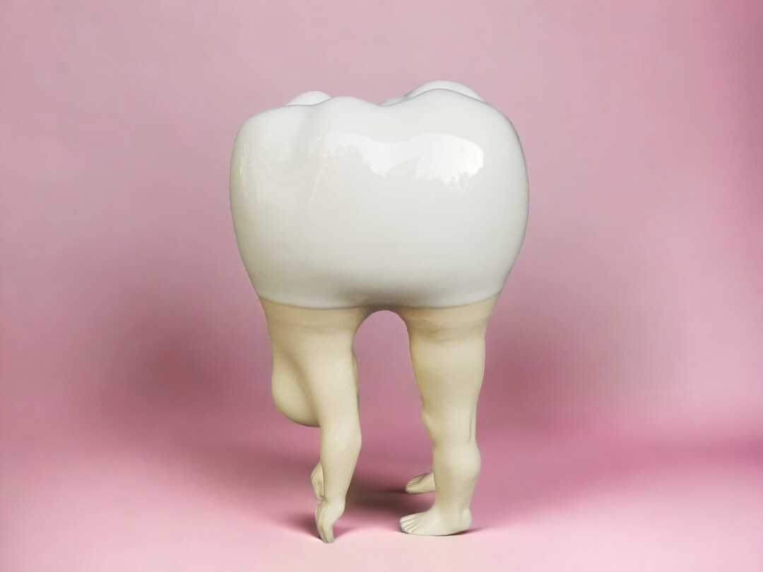 Tooth Ceramic Sculpture White Dentist Clinic Decor Bathroom Decor ...
