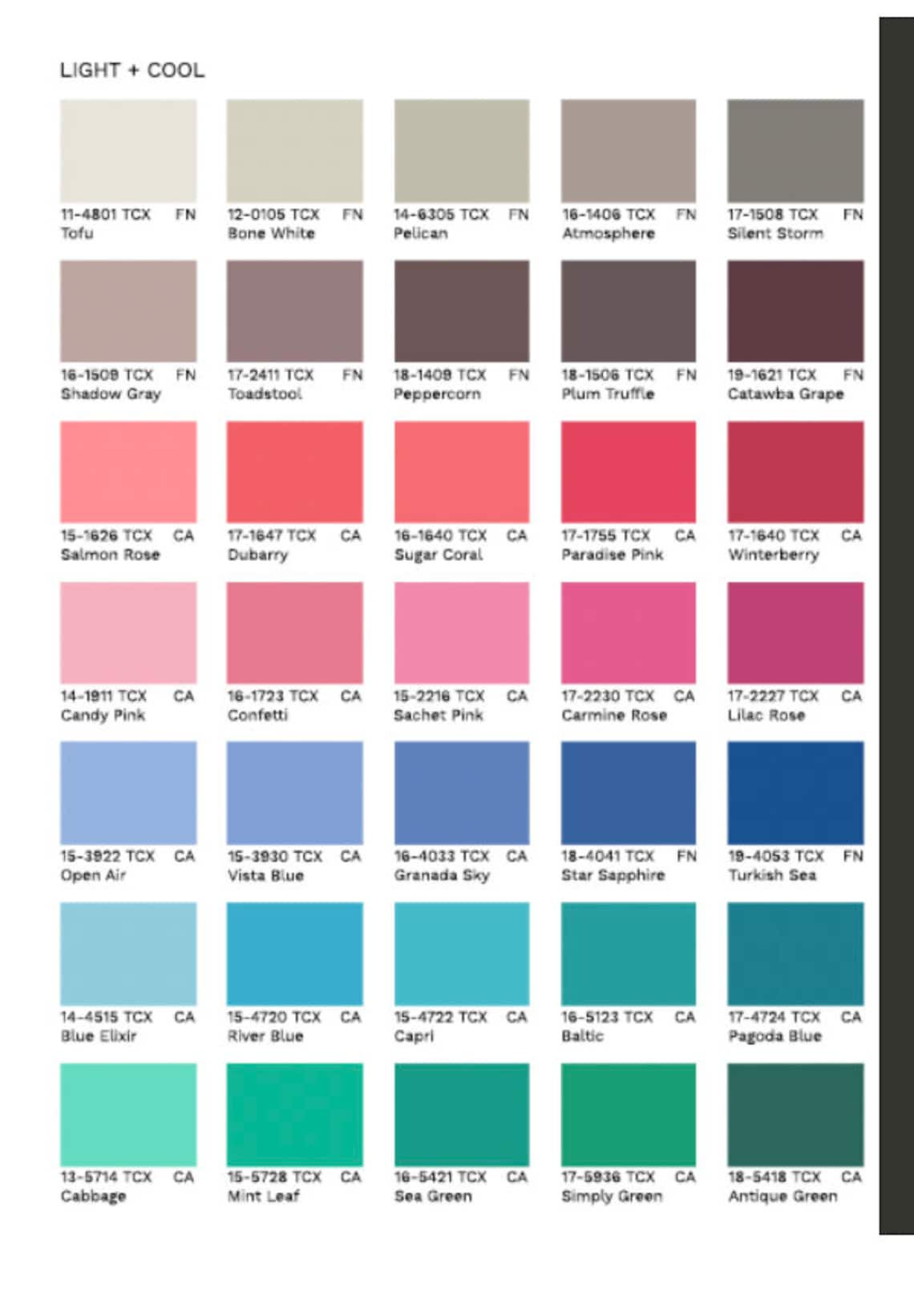 Color Palette - Etsy