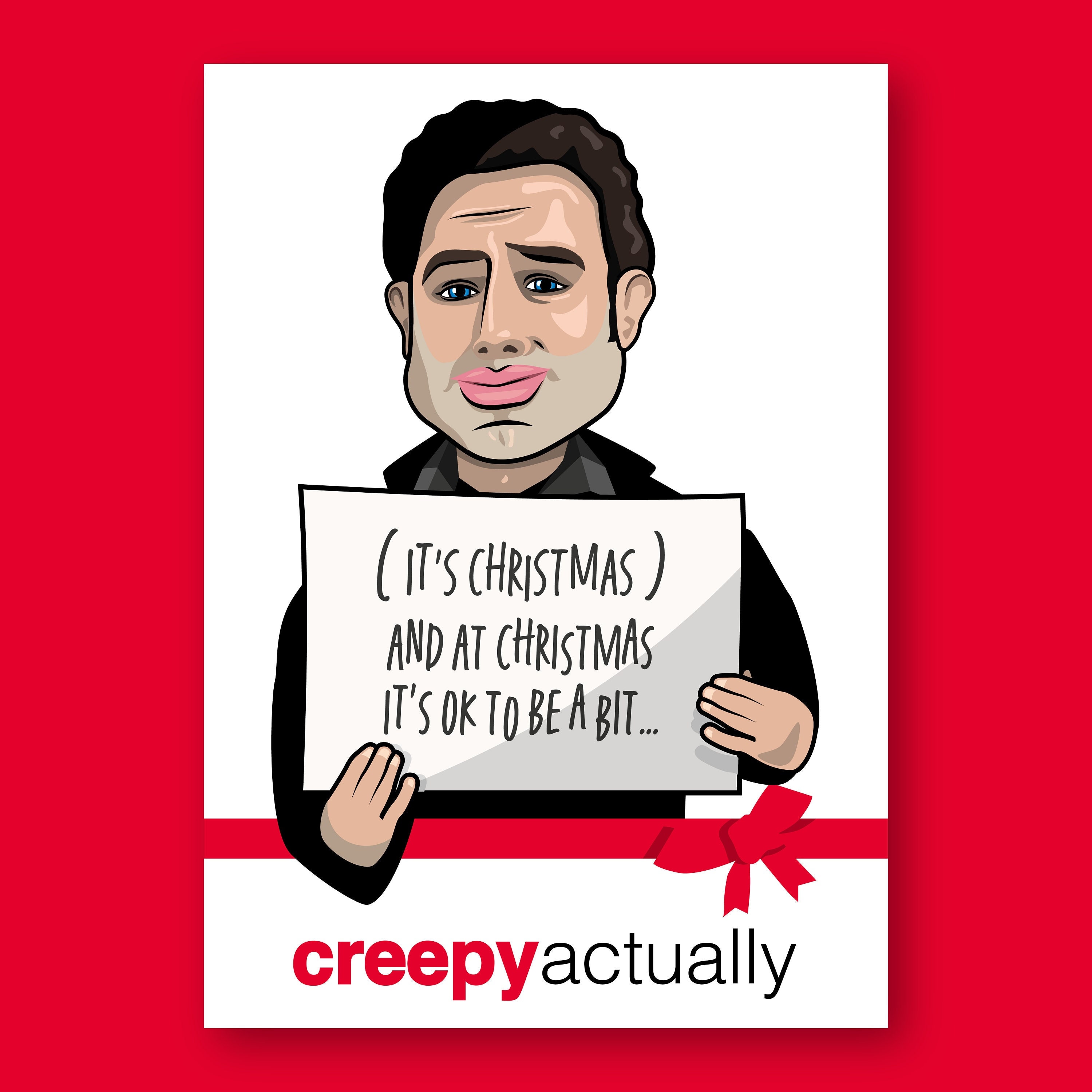 Love Actually Inspired Christmas Card (A6) - Etsy