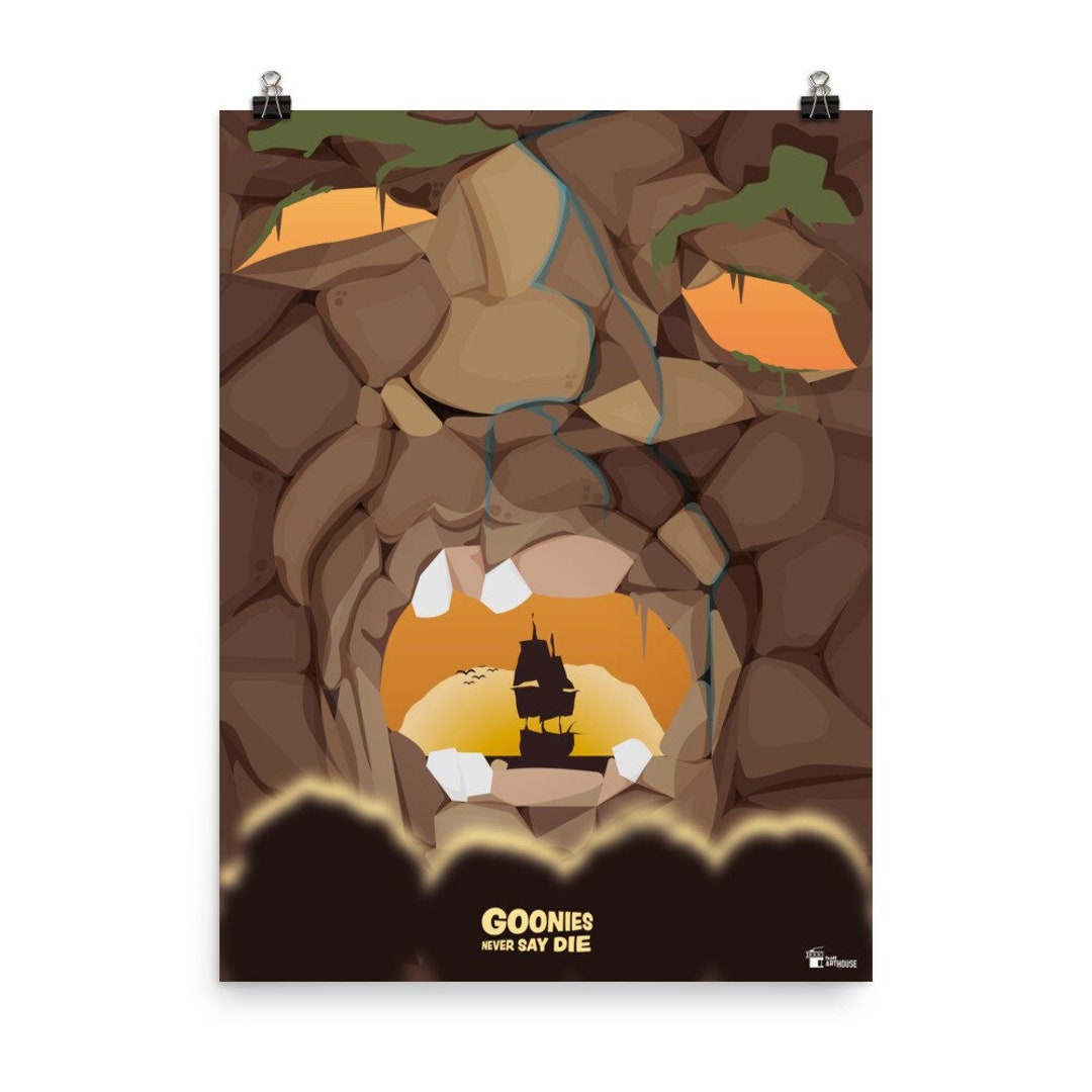 Goonies Inspired Movie Poster - Etsy