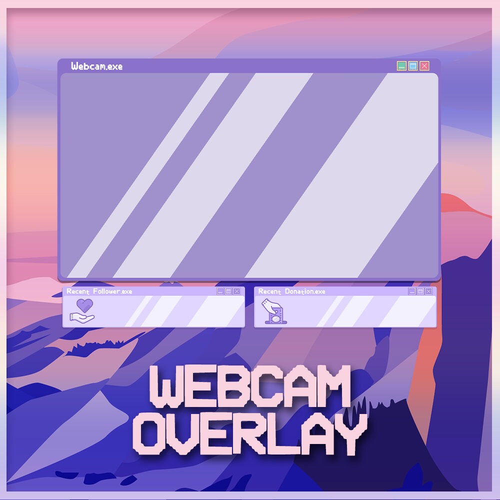 RETRO OVERLAY STREAM Package / Twitch / Youtube/ Panels/ Static ...