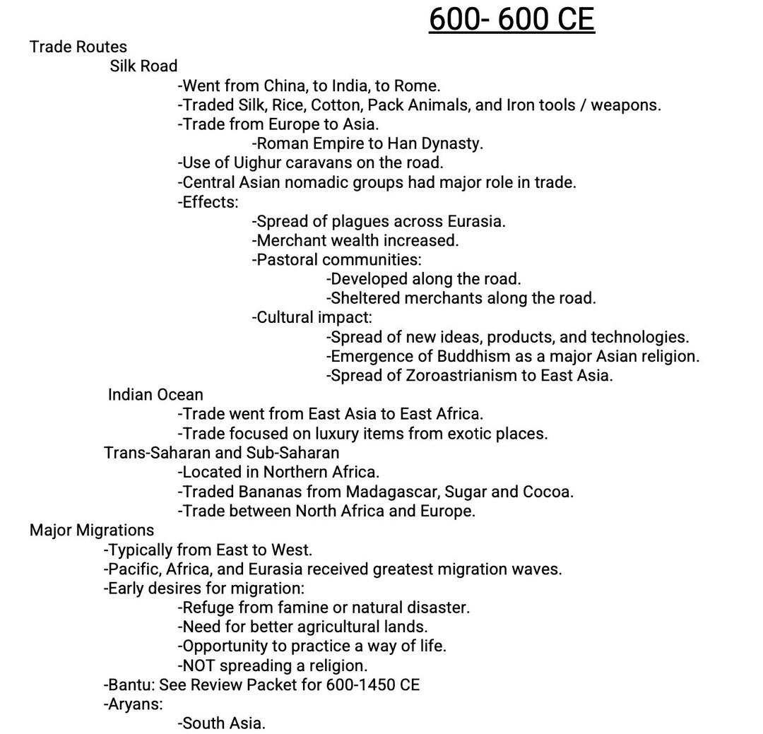 AP World History 600 BCE to Present - Etsy