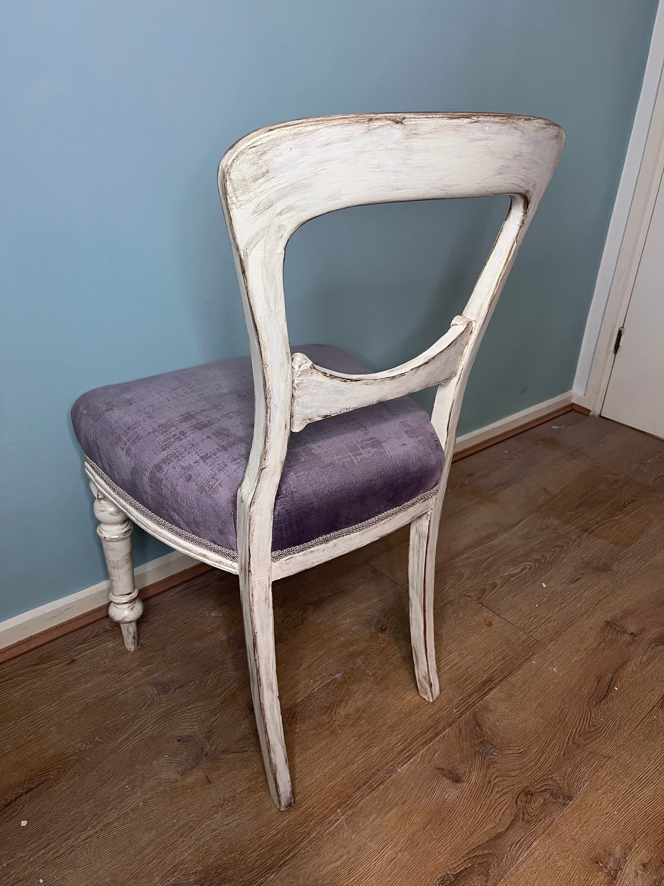 Balloon Back Mahogany Chair - Etsy