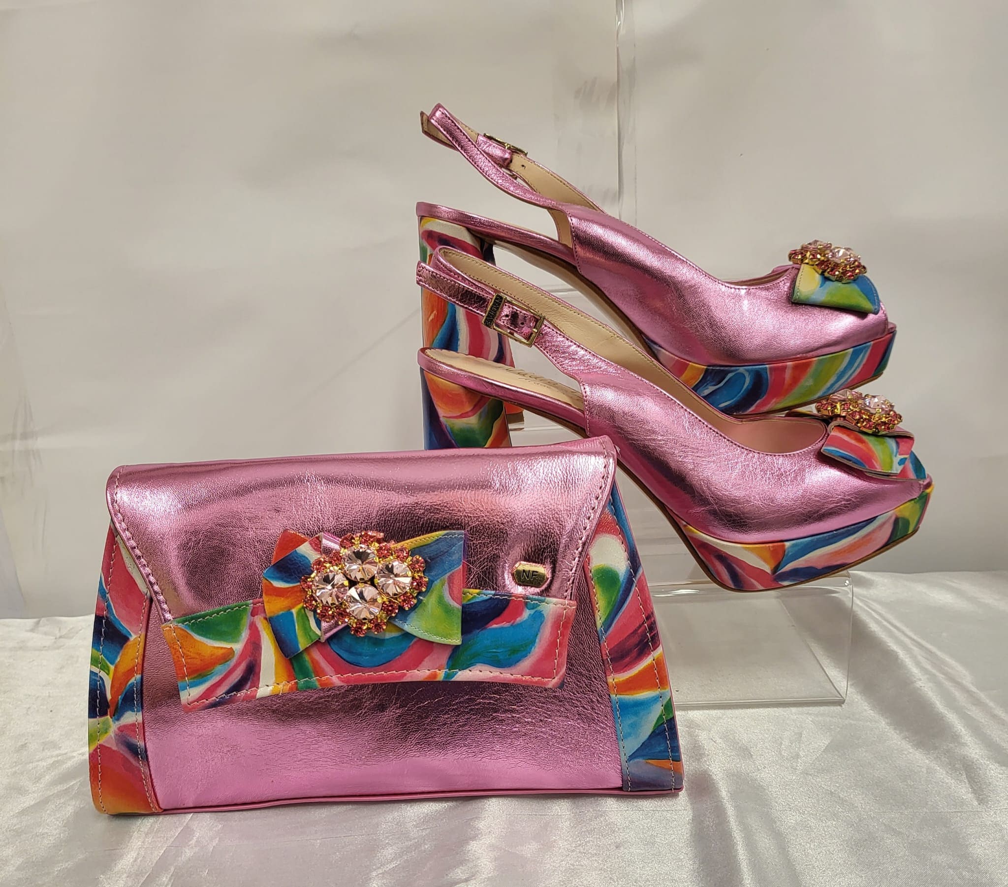 Italian Shoe and Bag Matching Set for Parties and Celebrations - Etsy UK