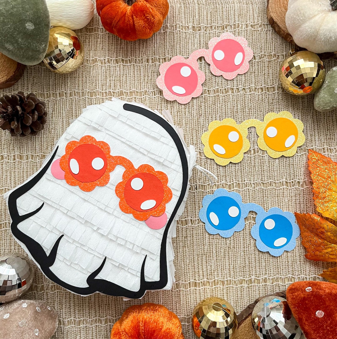 Mini Groovy Ghost Piñata - Etsy
