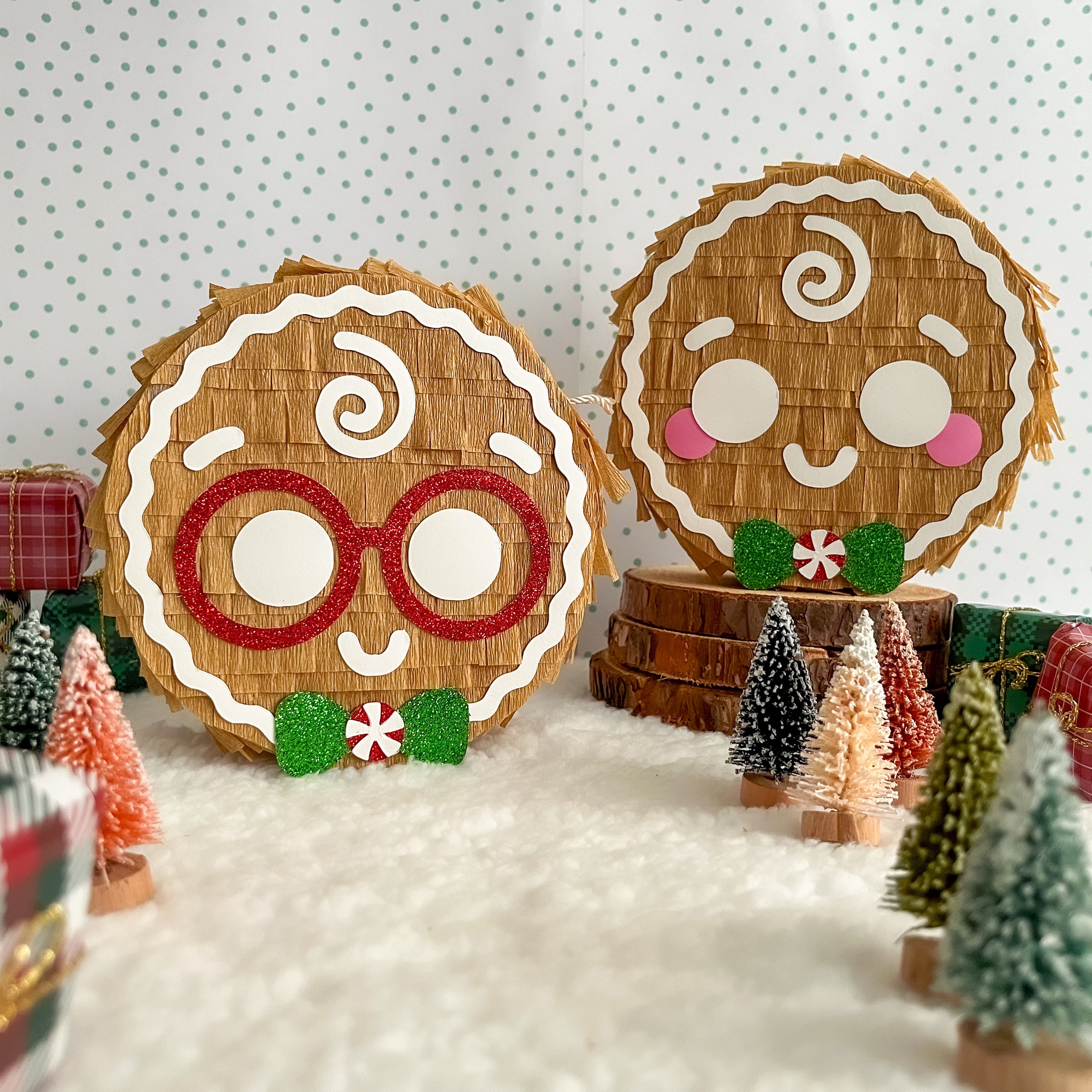 1 MINI Gingerbread Face Piñata - Etsy