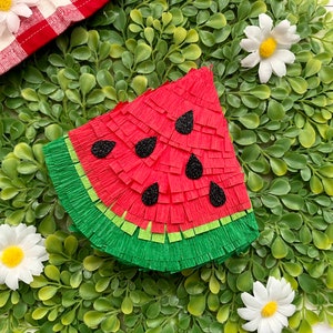 Mini Fruit Piñata: Kiwi, Dragon Fruit, Orange, Watermelon - Etsy