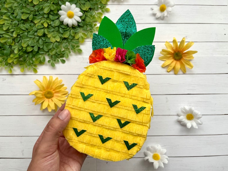 MINI Pineapple Piñata for Tropical Birthdays and Tutti Frutti - Etsy
