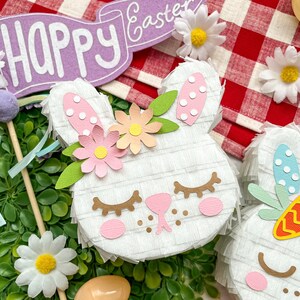 Mini Pastel Bunny Piñata for Easter - Etsy