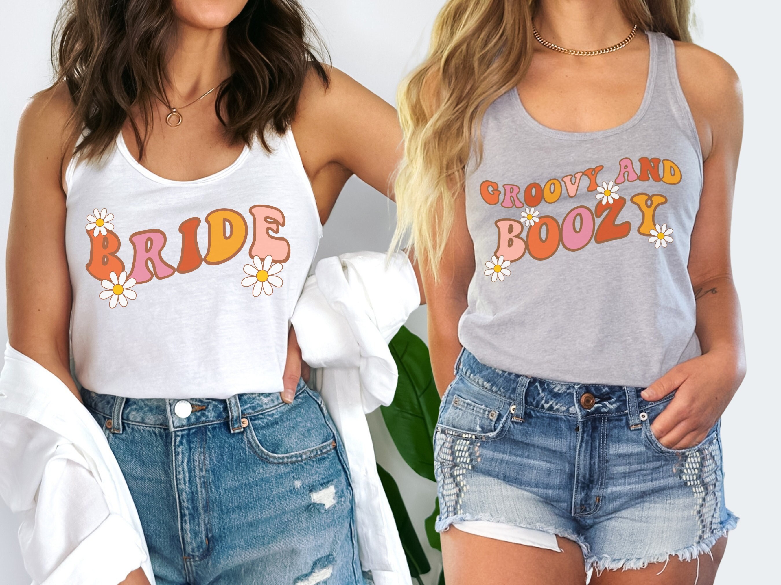 Hippie Bachelorette Party Tank Top Hippie Bridal Party Shirt - Etsy