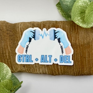 Ctrl, Alt, Delete Sticker | Waterproof Stickers for Waterbottle ...