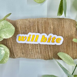 Will Bite, Vet Med Stickers, Funny Ved Med, Veterinary Stickers - Etsy