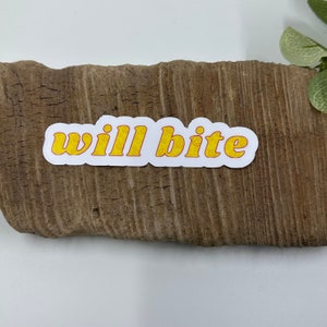 Will Bite, Vet Med Stickers, Funny Ved Med, Veterinary Stickers - Etsy