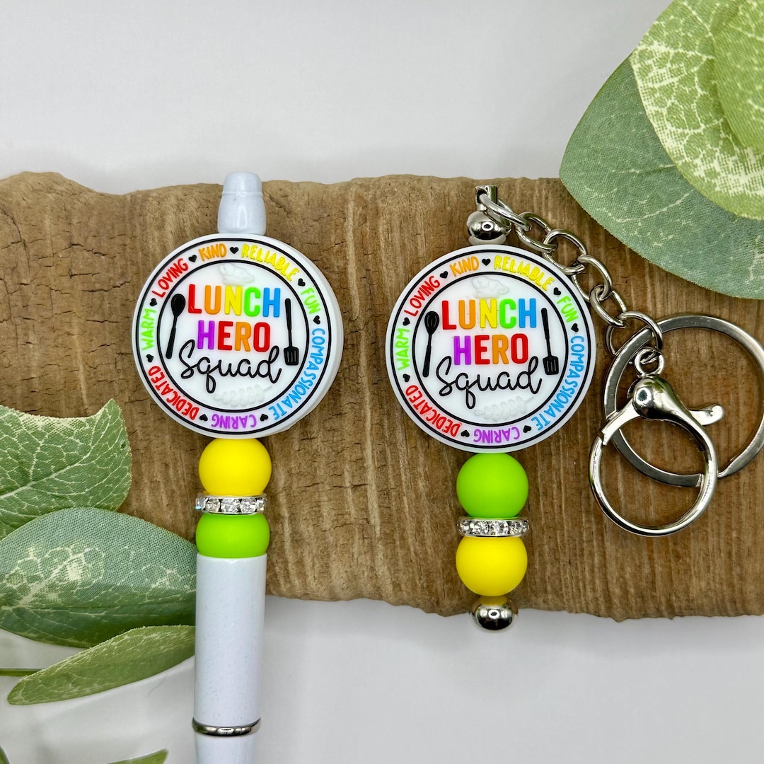 Lunch Hero Squad Pen | Keychains for Lunch Lady | Lunch Lady Gifts - Etsy