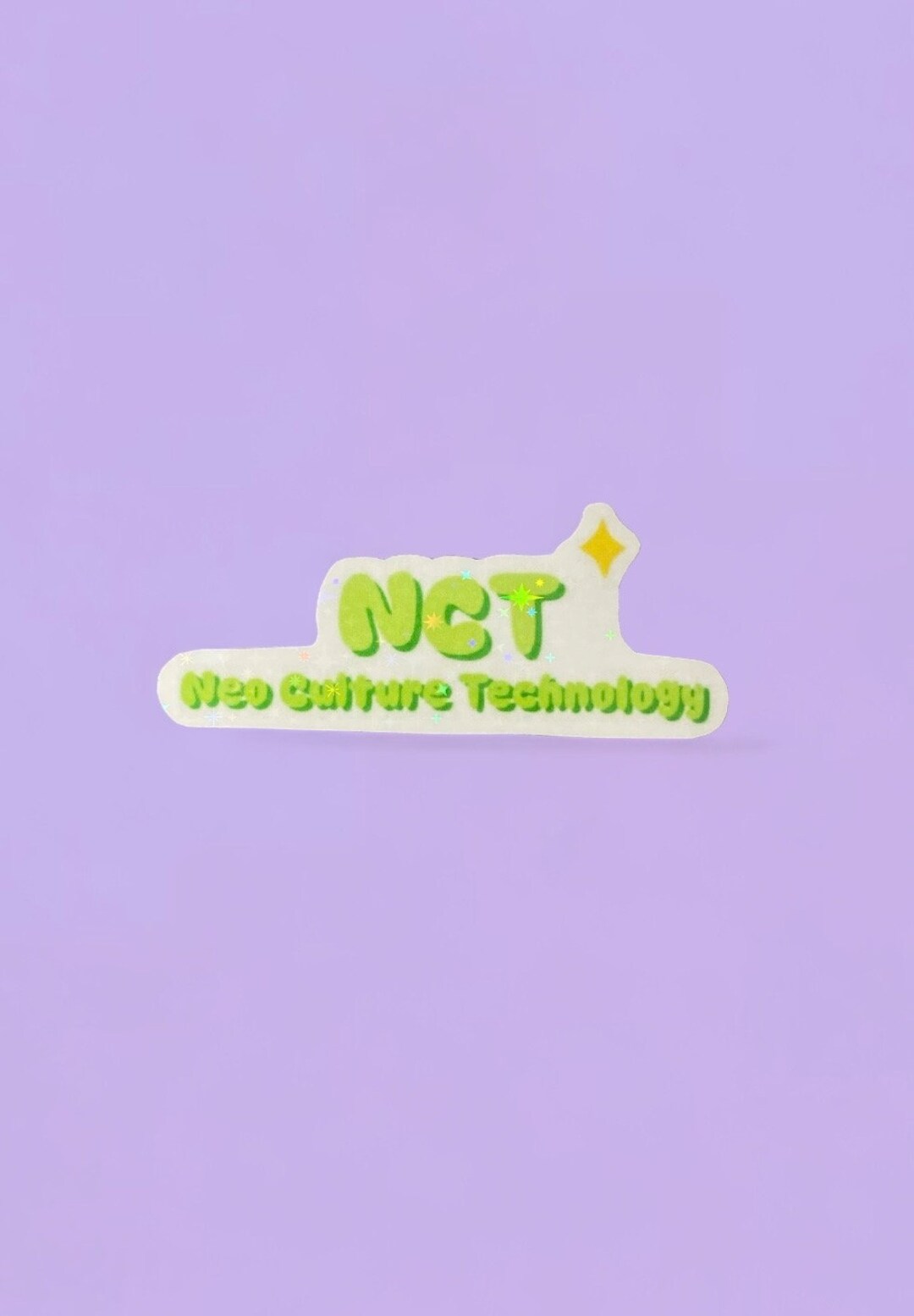 NCT Holographic Logo Sticker - Etsy