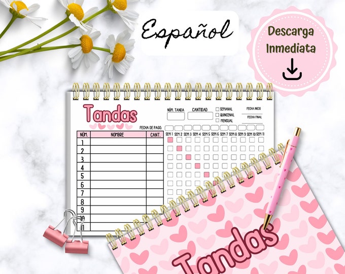 Organizador de tandas / formato de tandas / organizador para tandas ...