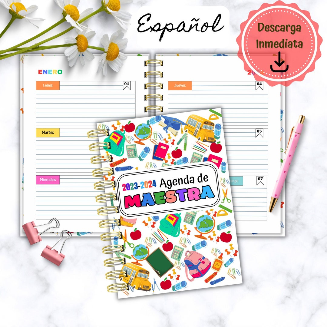 Teacher Planner 2023—2024, Teacher Agenda, Printable Teacher Planner ...