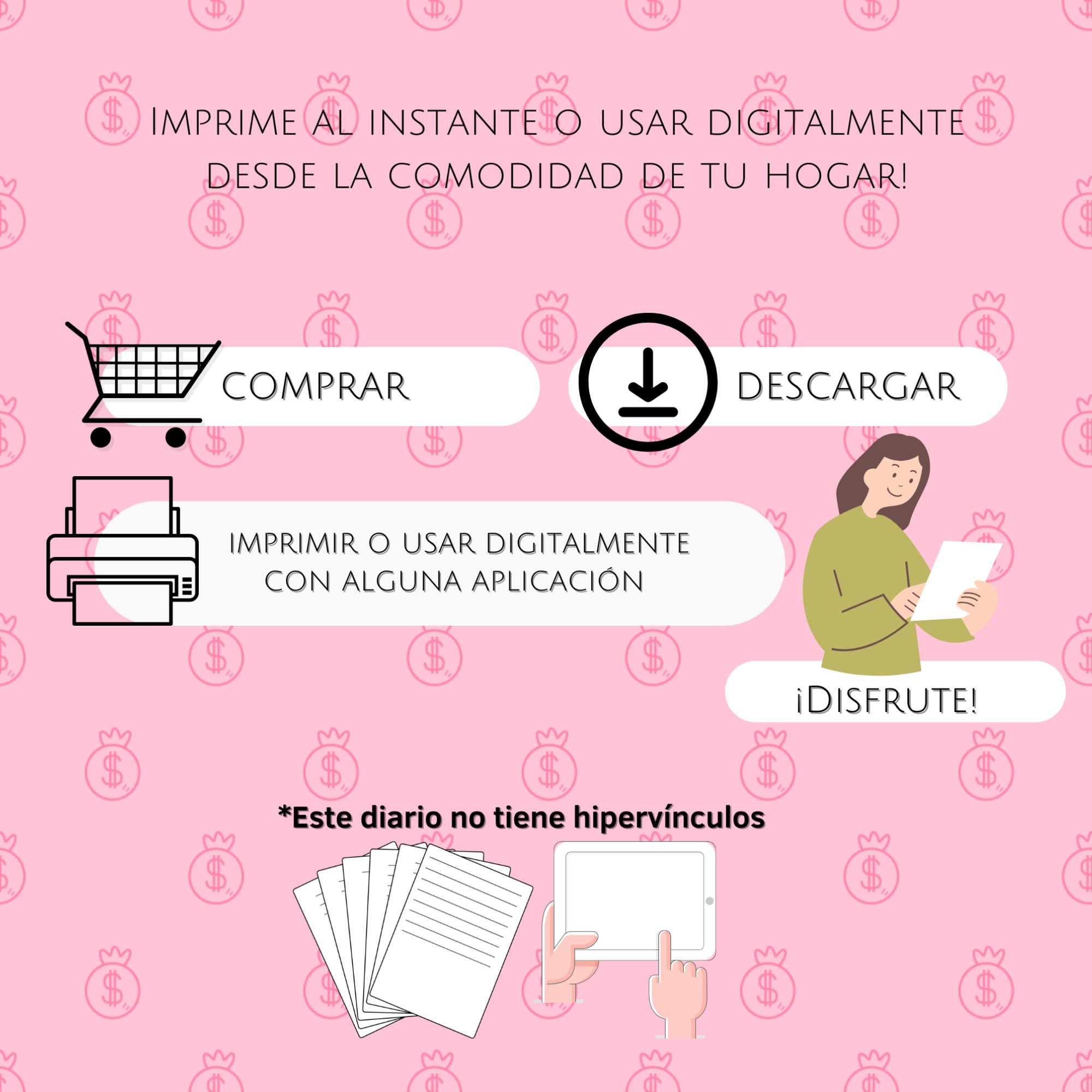Monthly Savings Challenge in Spanish, Spanish Saving Tracker, Printable ...