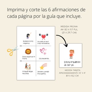 Spanish and English Positive Affirmations for Kids, Positive ...