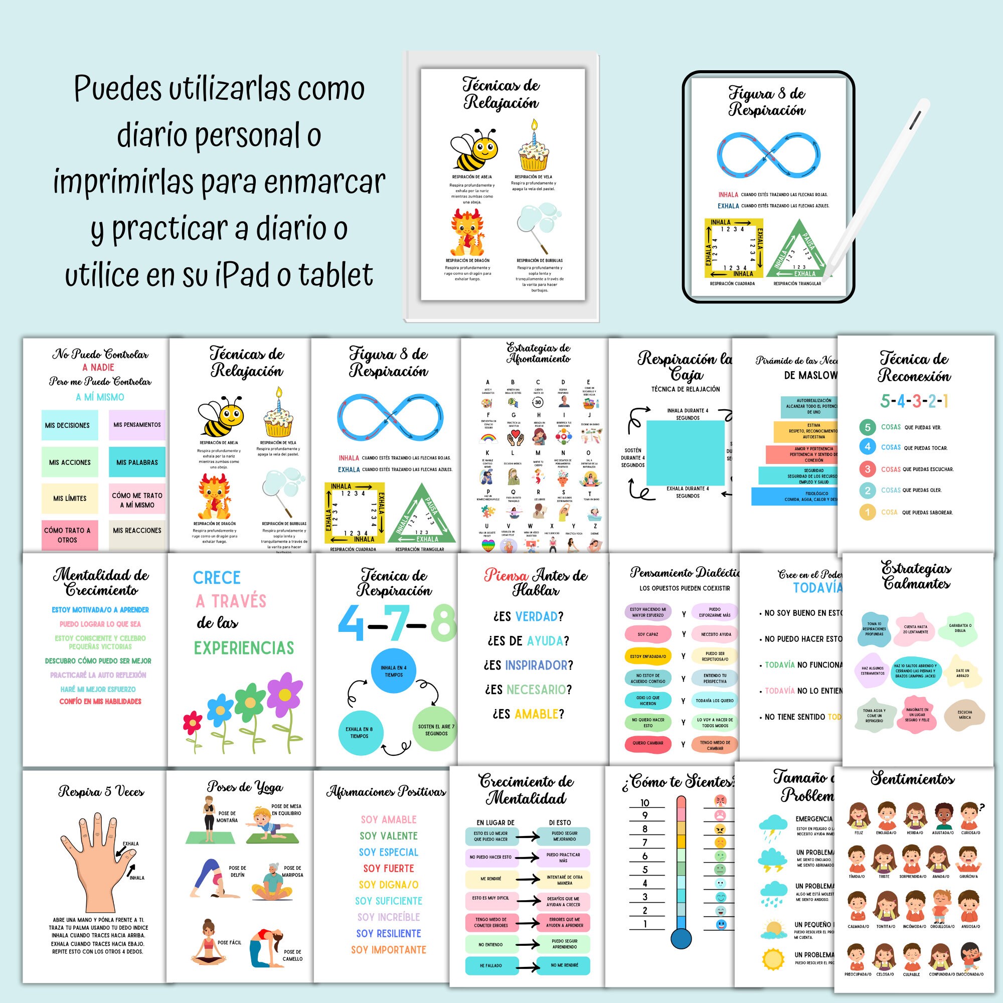 Stress Management Workbook, Self Help Therapy Worksheets, Stress Relief ...