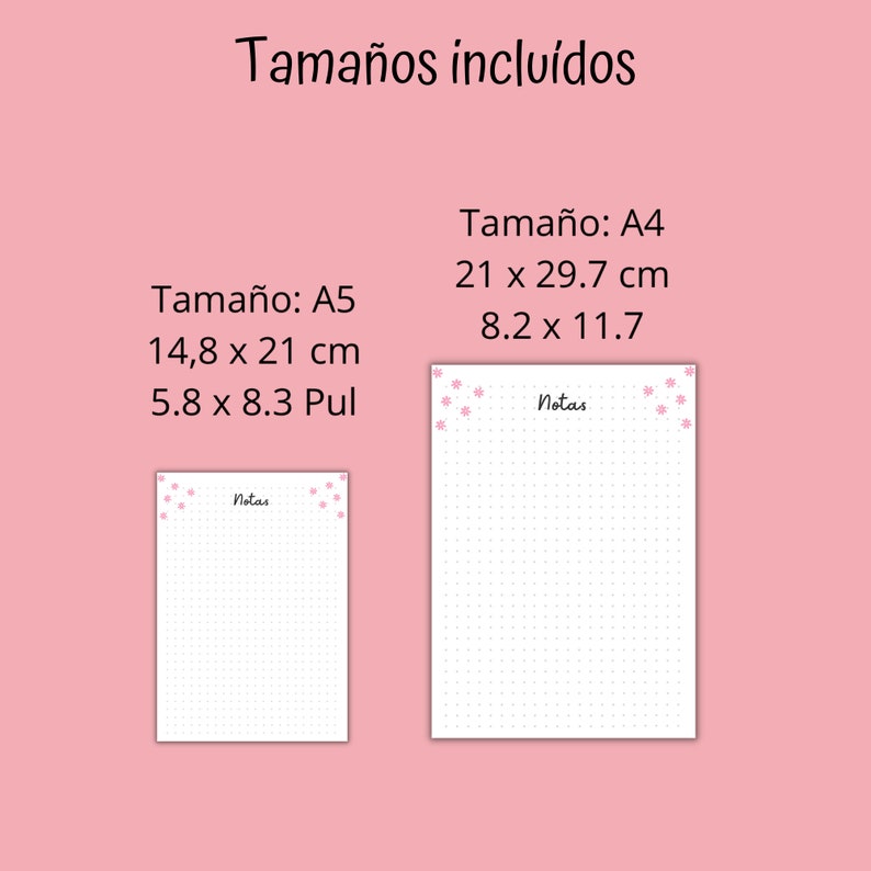 Daily/weekly Planner in Spanish Printable, Daily Planner Template ...