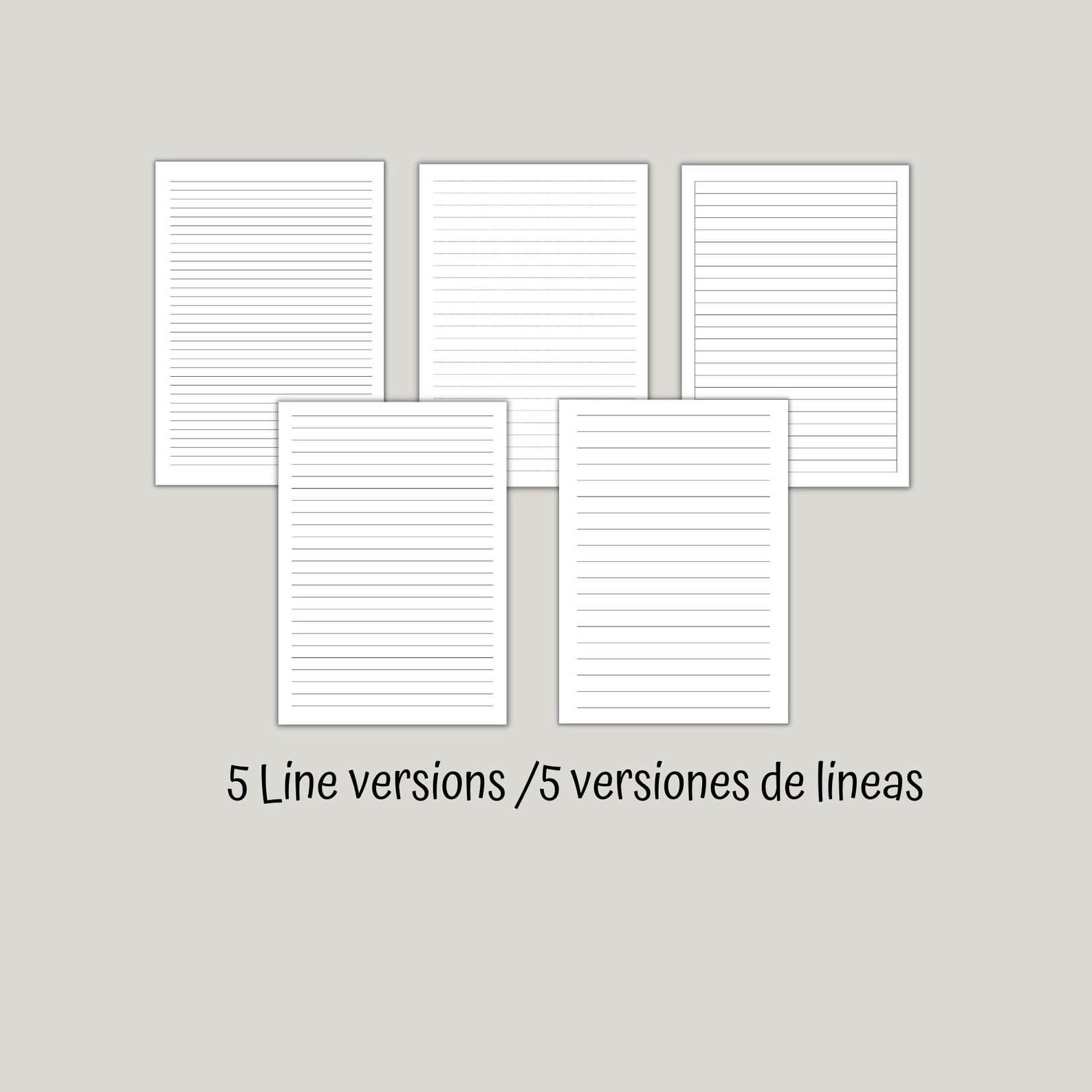 Notebook Paper, Dotted Paper, Lined Paper, Dot Grid Paper, Graph Grid ...