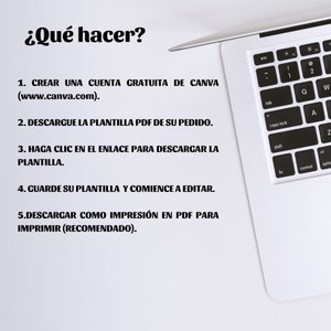 Spanish Order Form Editable Plantilla de Hoja de Pedidos Editable en ...