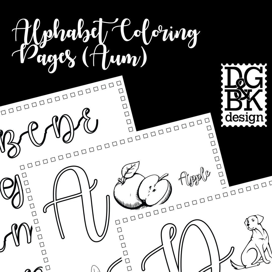 Alphabet Coloring Pages Volume Aum Food and Animal Images Summer Fun ...