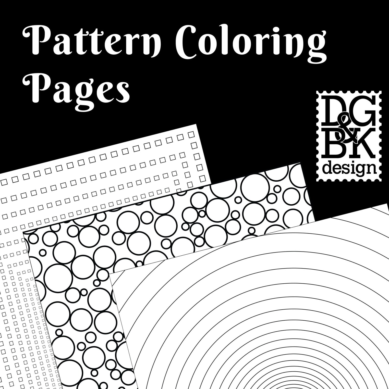 Pattern Coloring Pages | Different Waves and Lines | Summer Fun ...