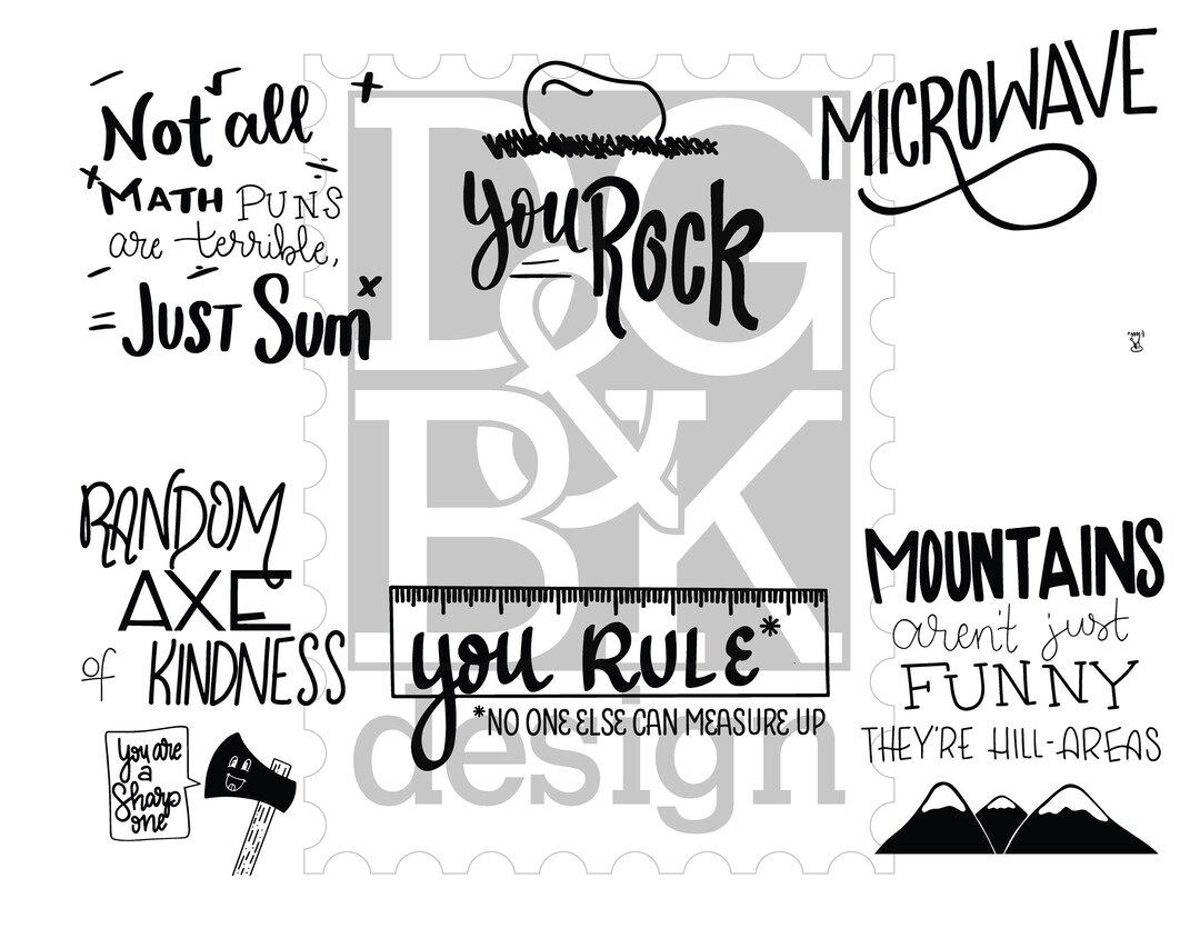 Household Funny Pun Pack Digital Files SVG/JPEG/PNG - Etsy