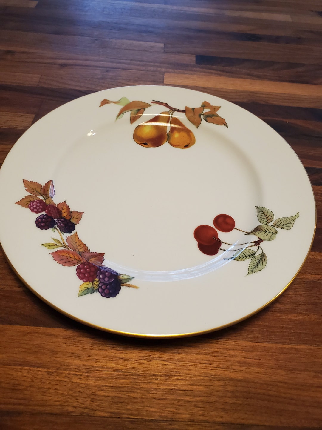 Royal Worcester Evesham Gold Salad Plates - Etsy