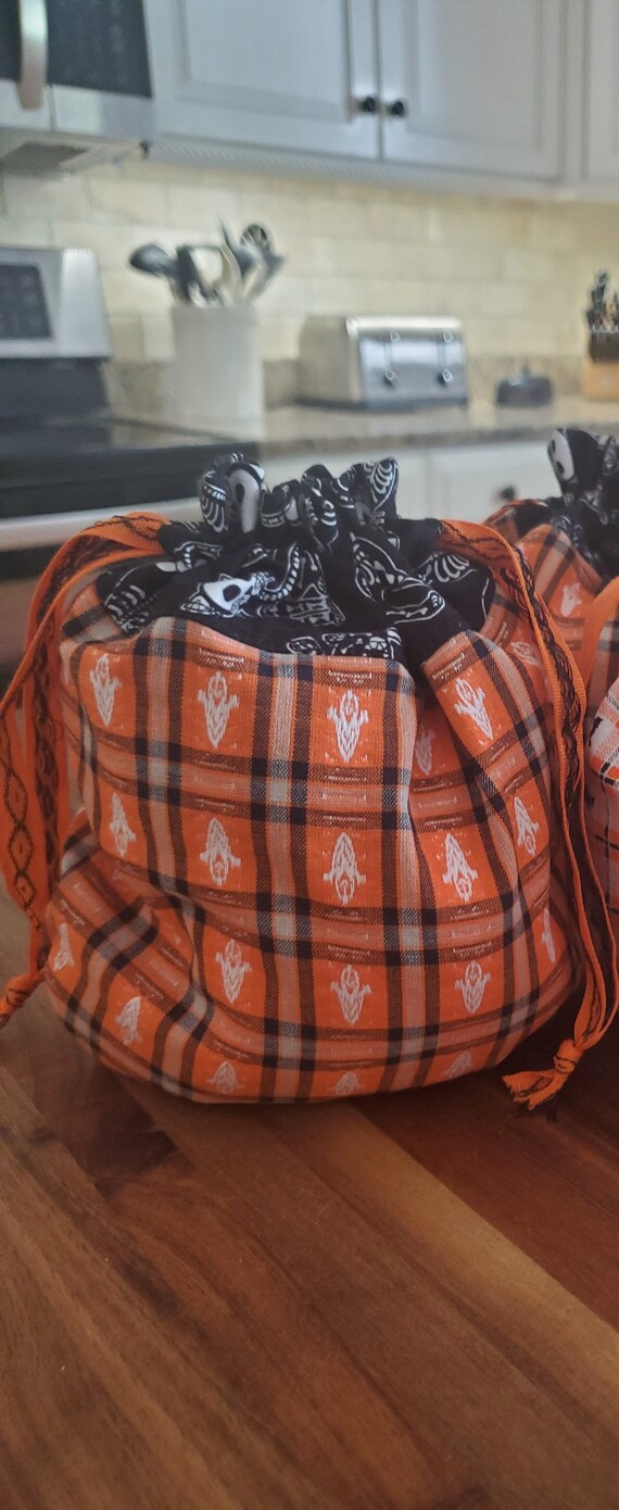 Halloween Short Drawstring ditty Bag. - Etsy