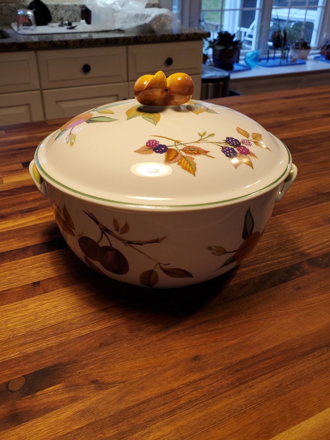 Royal Worcester Evesham Vale Casserole Dish With Cover - Etsy