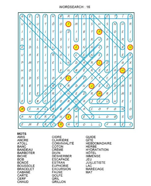 100 French Word Search Puzzles - Summer Theme | Printable PDF for ...