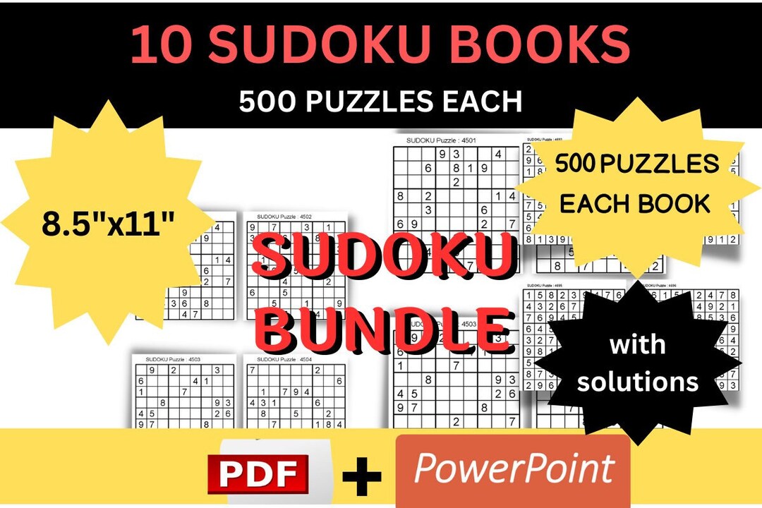 5000 Sudoku Puzzles Book + Solutions, Sudoku Book Pdf, Sudoku Puzzles ...