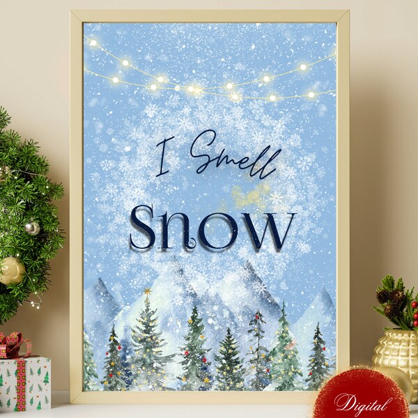 I Smell Snow - Etsy