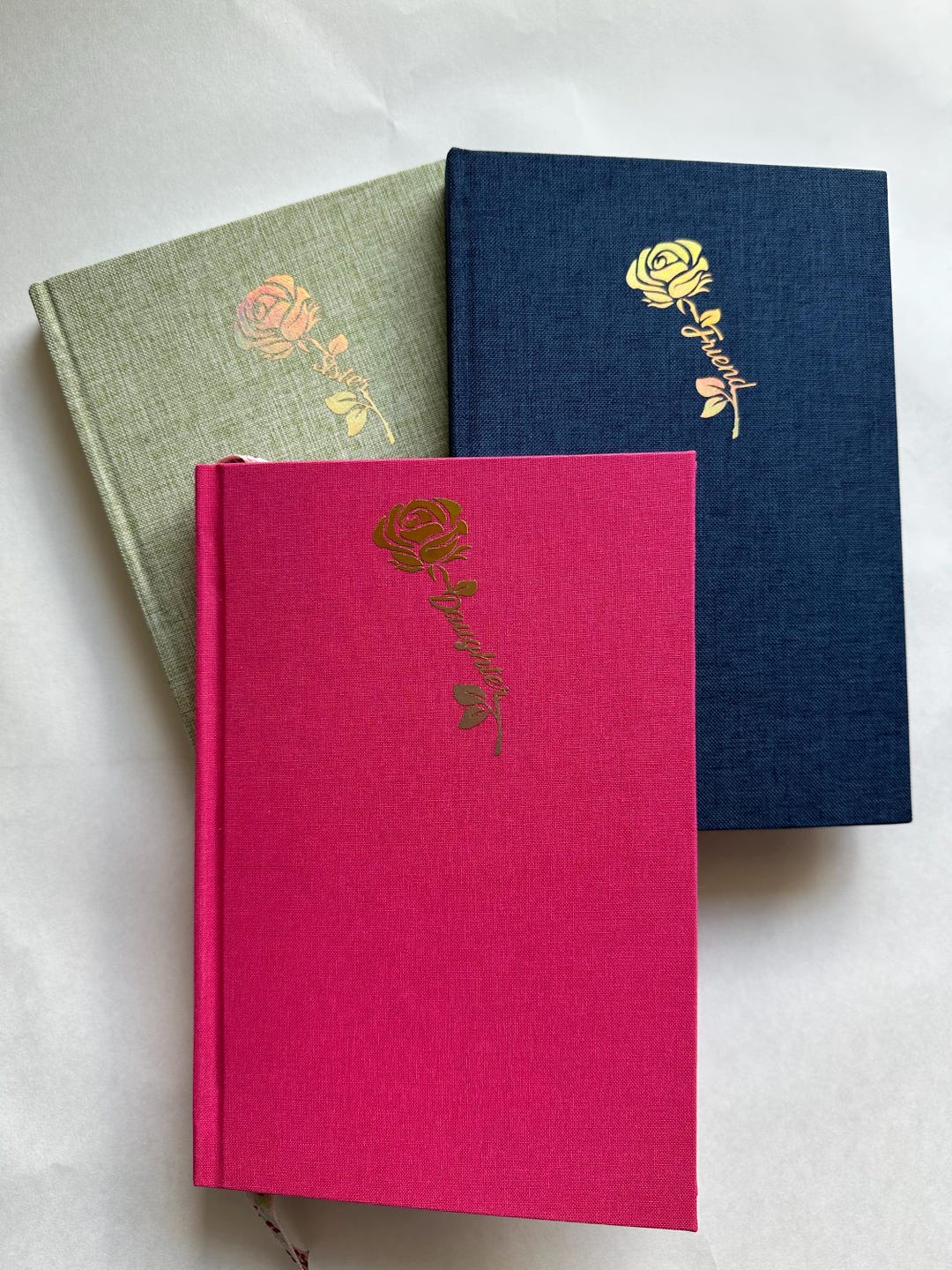 Hand Bound Custom Hardcover Journal – Rose Collection | 160 Pages ...