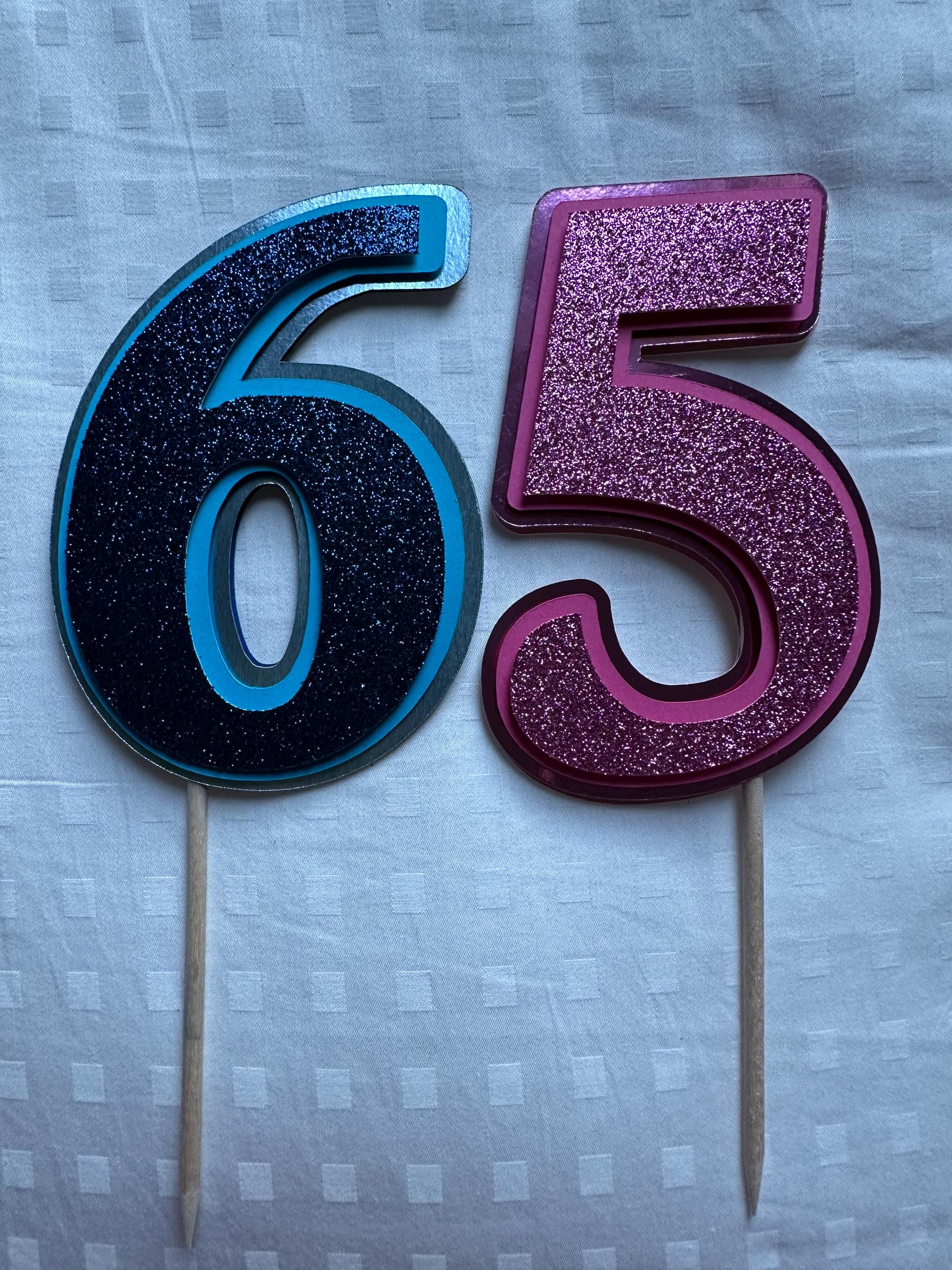 Large 3D Numbers, Cake Number Topper, Any Color Any Number - Etsy