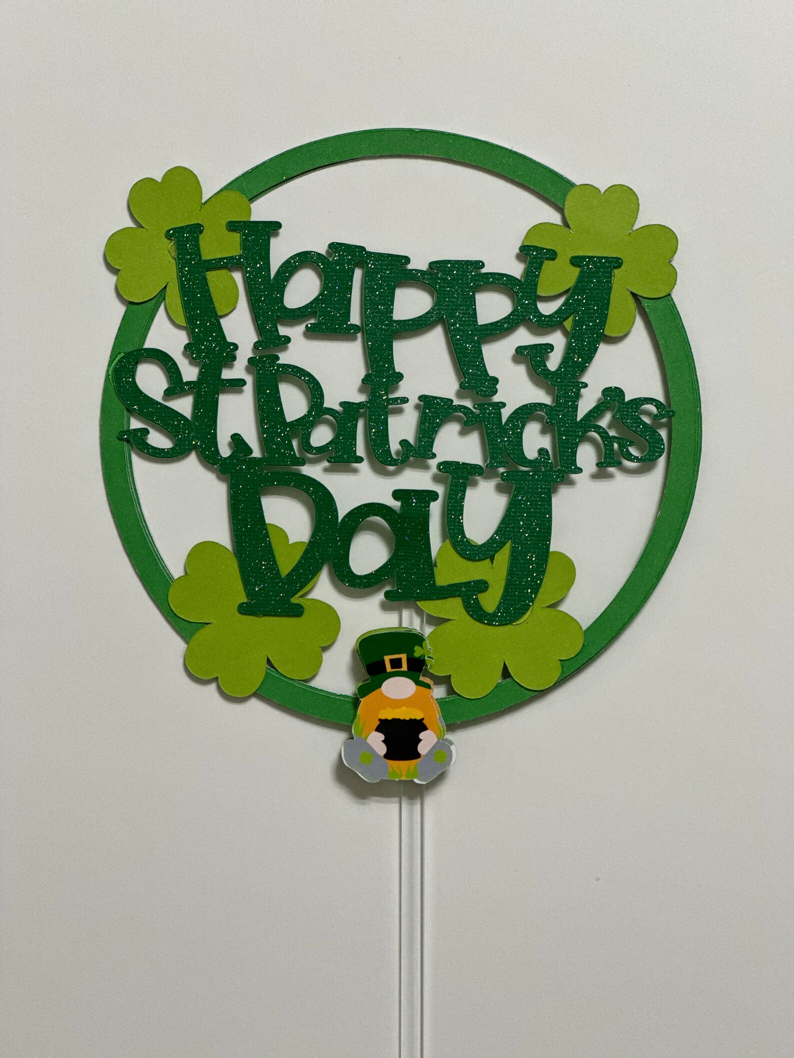 HANDMADE St Patricks Day Cake Topper - Etsy