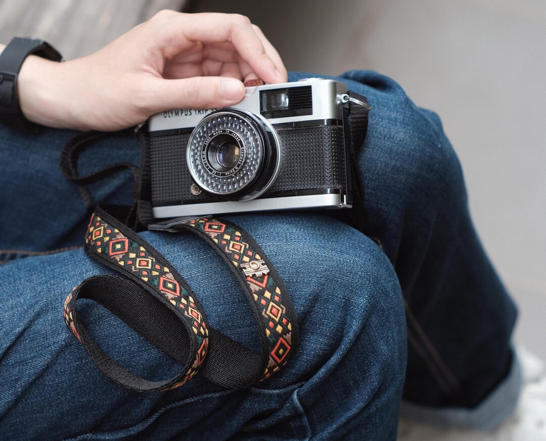 Boho Camera Strap – Handmade Tribal Woven Neck Strap - Etsy