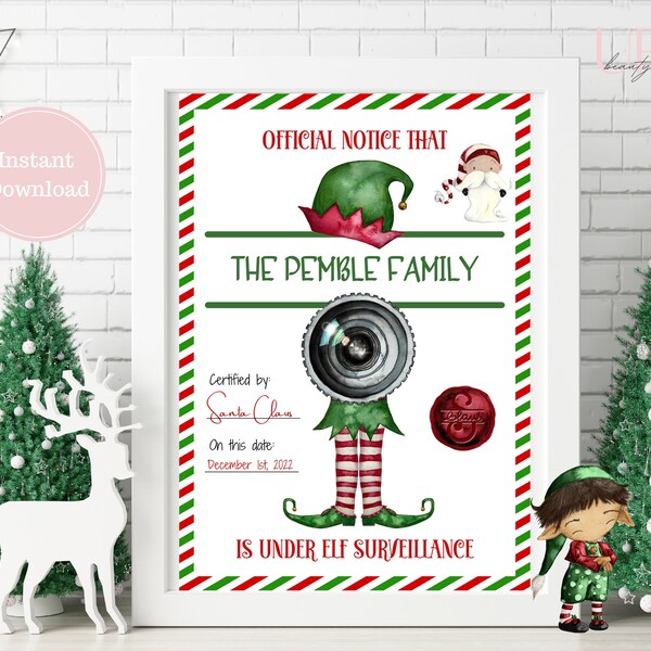 Elf Surveillance - Etsy