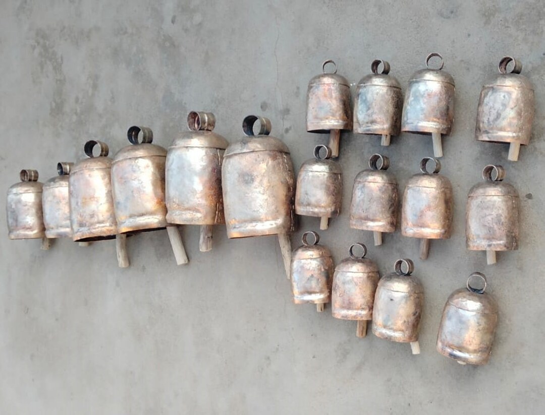 Handmade Beautiful Bells for Crafts, Key Chains, Wreaths, Chimes, Doors ...