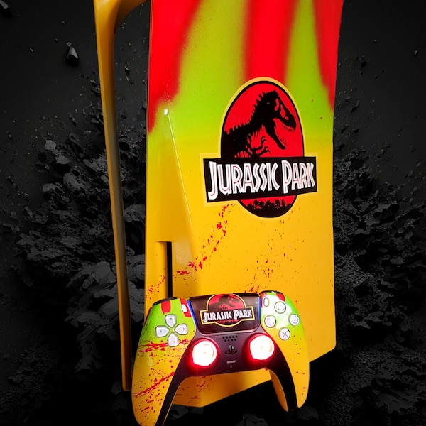 Jurassic Park Ps5 Controller - Etsy